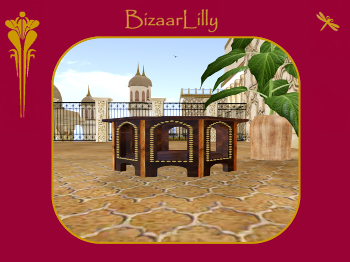 Second Life Marketplace - Turkish Delight Low Table ~ Amber